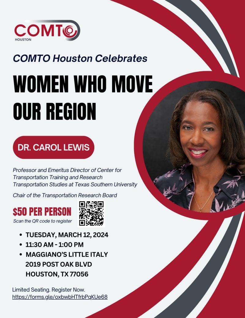 COMTO Houston Celebrates Women Who Move Our reigion | COMTO